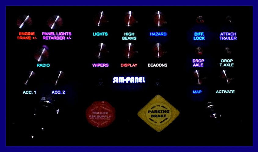 SIMPANEL - ATS ETS2 TRUCK SIMULATOR BUTTON BOX AND CONTROLLERS